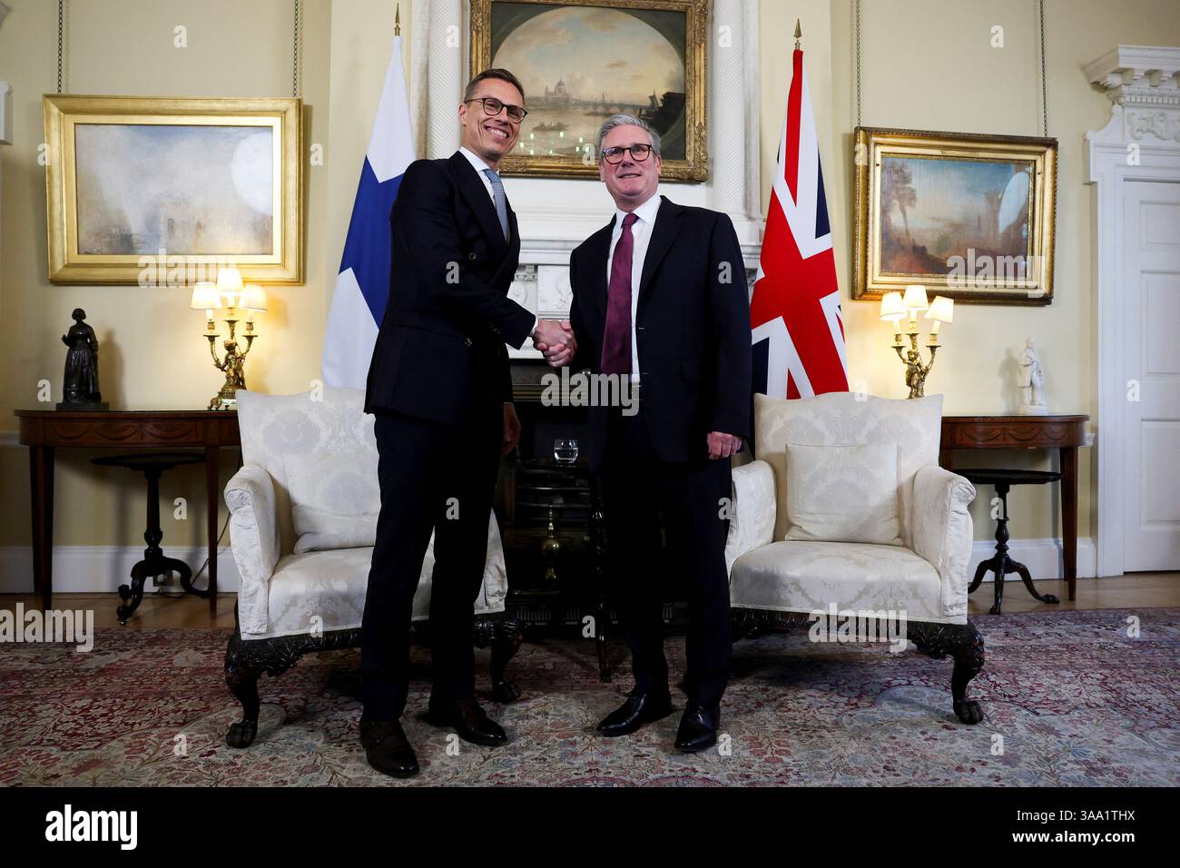 Prime Minister Sir Keir Starmer and the President of Finland Alexander ...