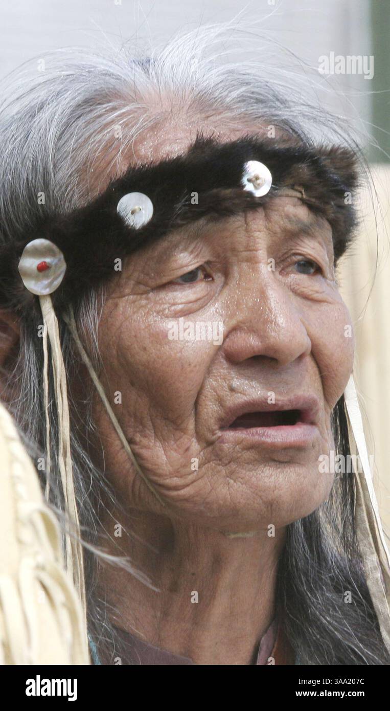 Apr 01, 2006; Henderson, NV, USA; Jones Benally, a Navajo Indian, does ...