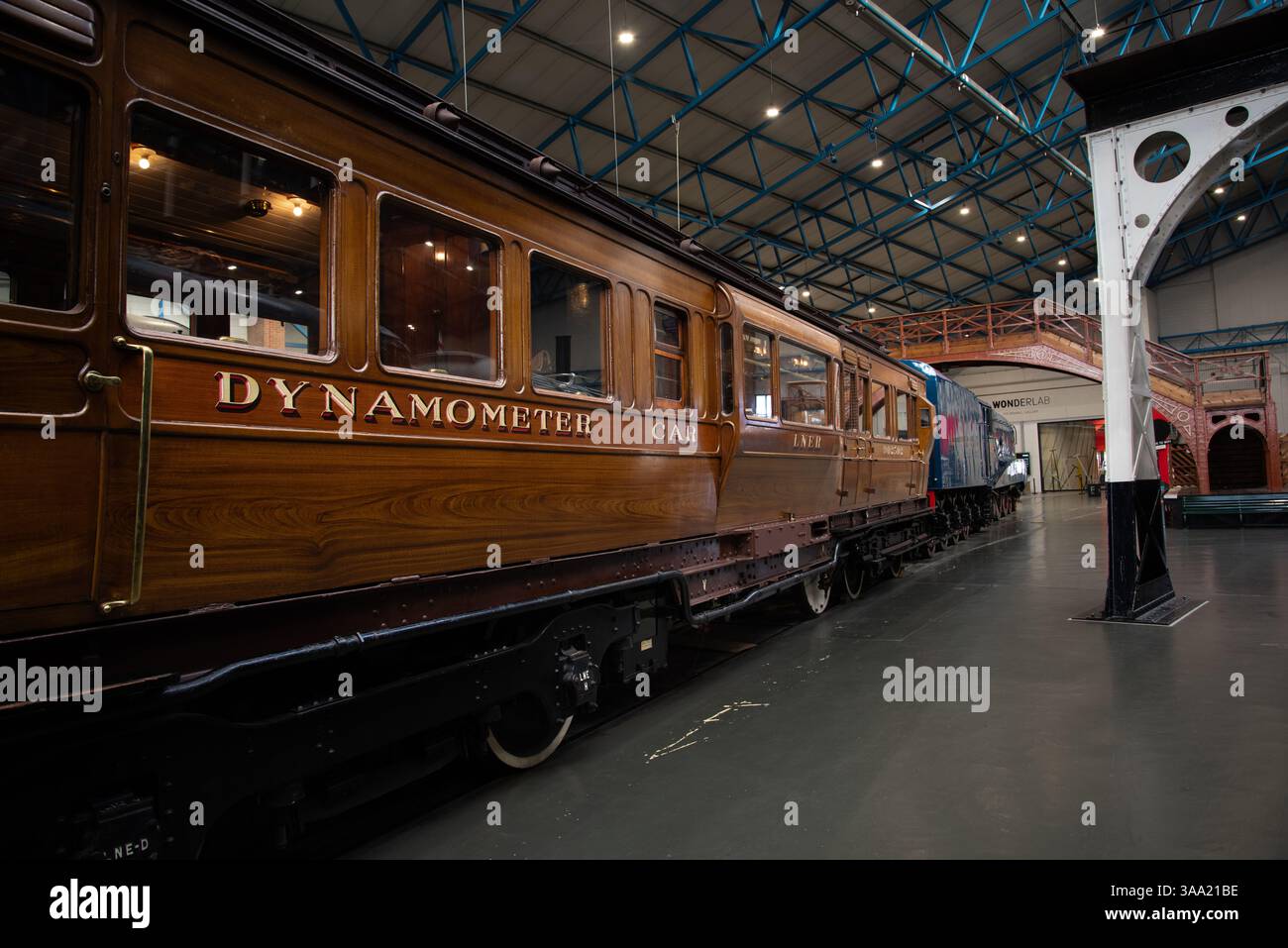 The Dynanometer Car used to measure the record breaking speed trial of ...