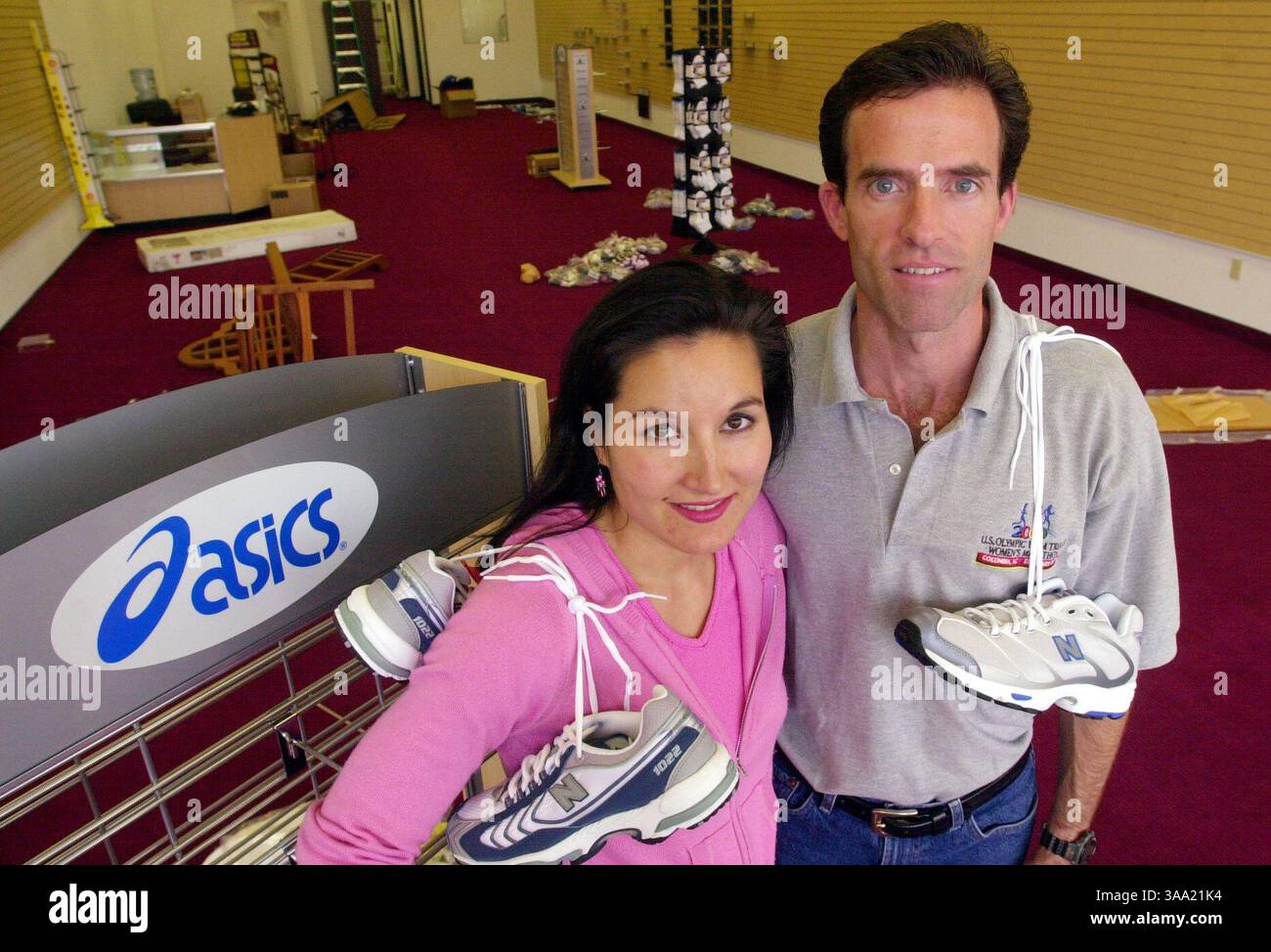 Two well-known local runners, Midori and Leonard Sperandeo (CQ) are ...