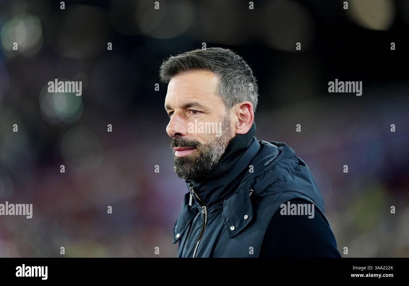 File photo dated 27-02-2025 of Ruud van Nistelrooy who has described ...