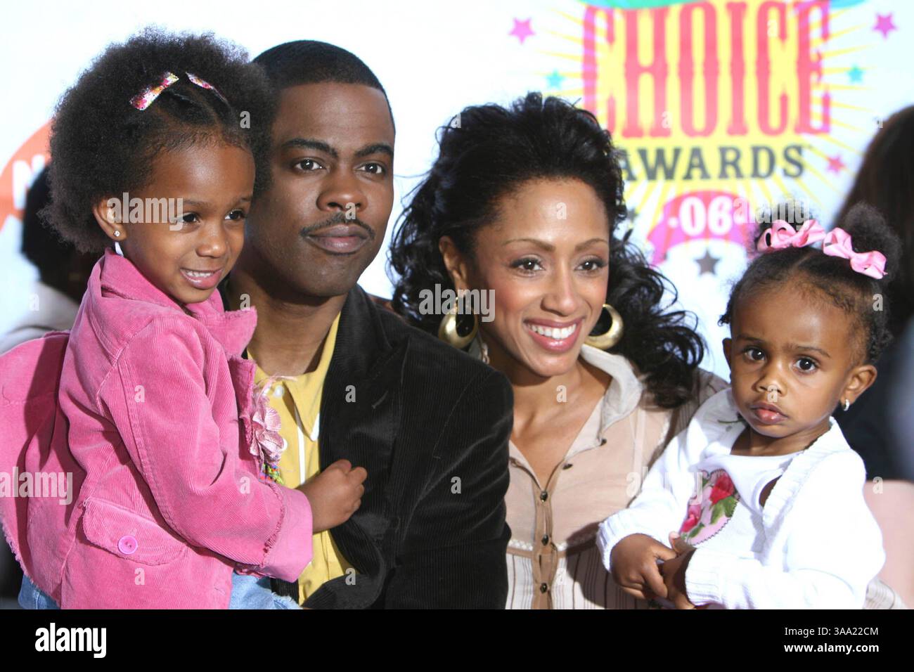 Apr 01, 2006; Los Angeles, CA, USA; CHRIS ROCK & family arrive at the ...