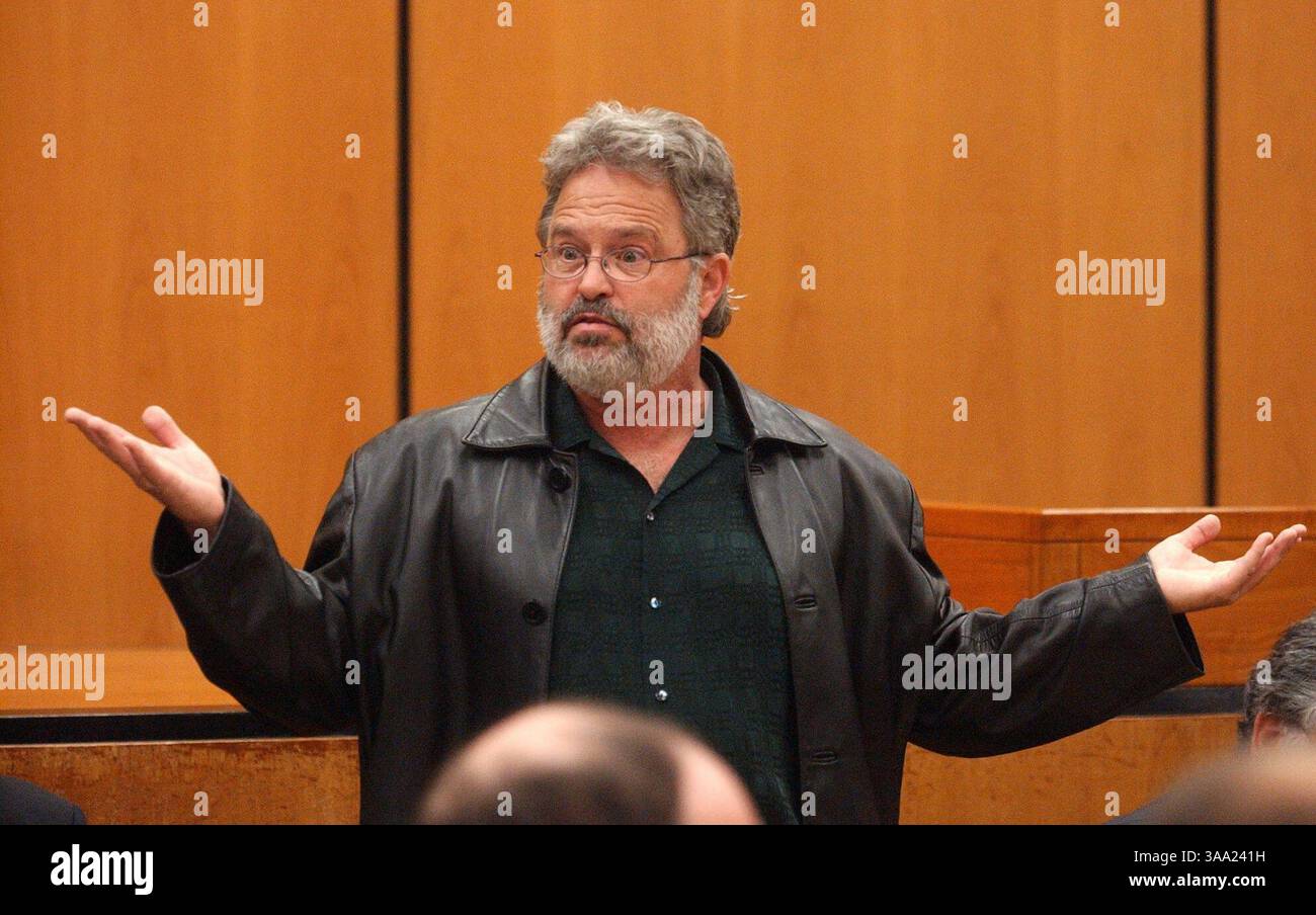 Bill Harris, makes a statement to the victims family during his ...