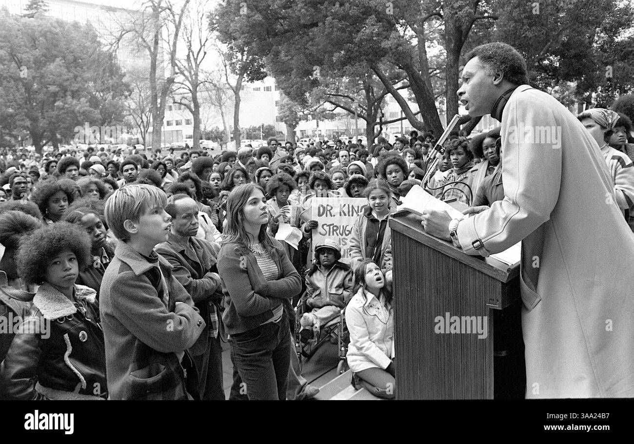 Dr. David Covin, AKA Dave Covin, of the Sacramento Black Caucus, spoke ...