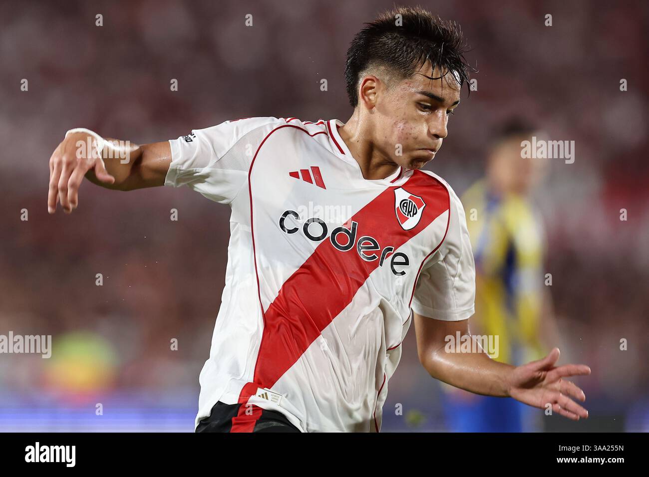 River Plate's forward Ian Subiabre looks on during the 2025 Apertura ...