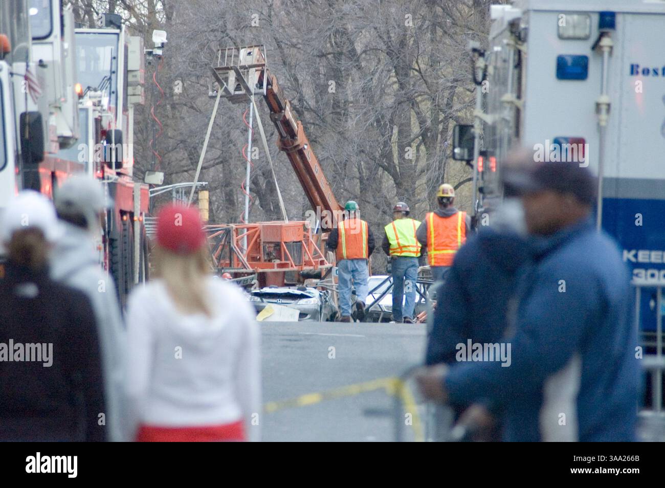 Apr 03, 2006; Boston, MA, USA; Three people died at around 1:30 pm this ...