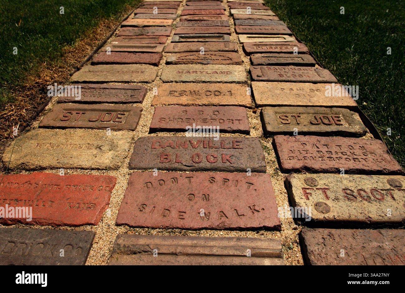 Bill McDowell has a collection of about 3,000 antique bricks throughout ...