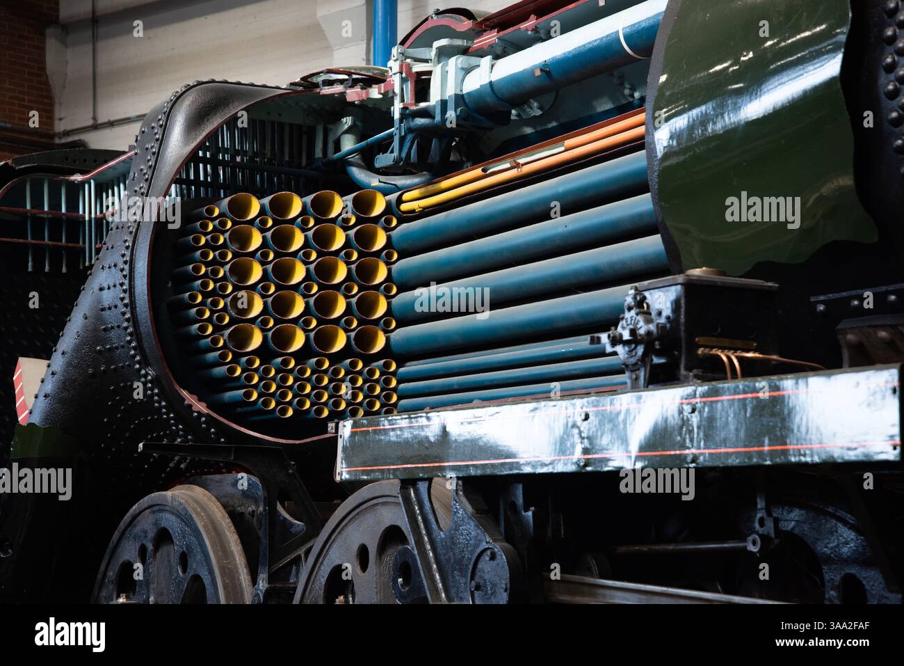 Locomotive 35029 "Ellerman Lines" cutaway to show the inner workings of ...