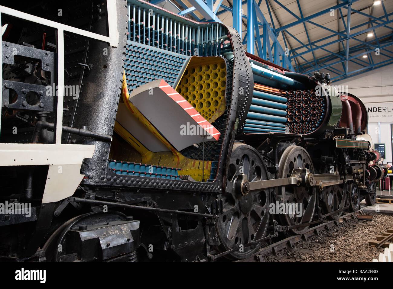 Locomotive 35029 "Ellerman Lines" cutaway to show the inner workings of ...