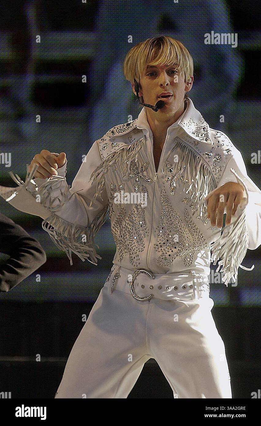 Singer Aaron Carter in concert at the California State Fair, Monday ...