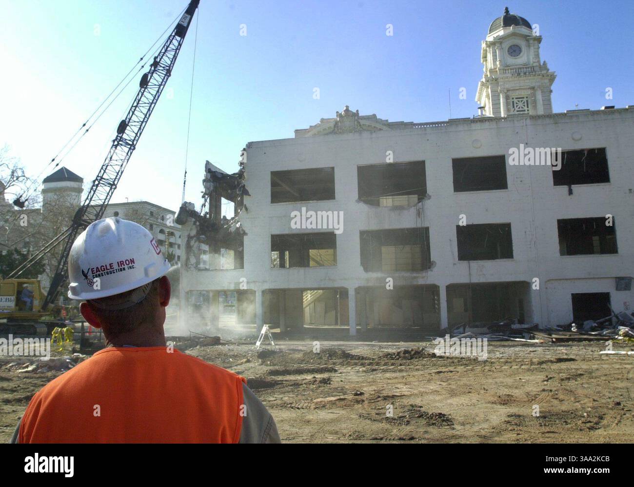 City hall annex demolition hi-res stock photography and images - Alamy