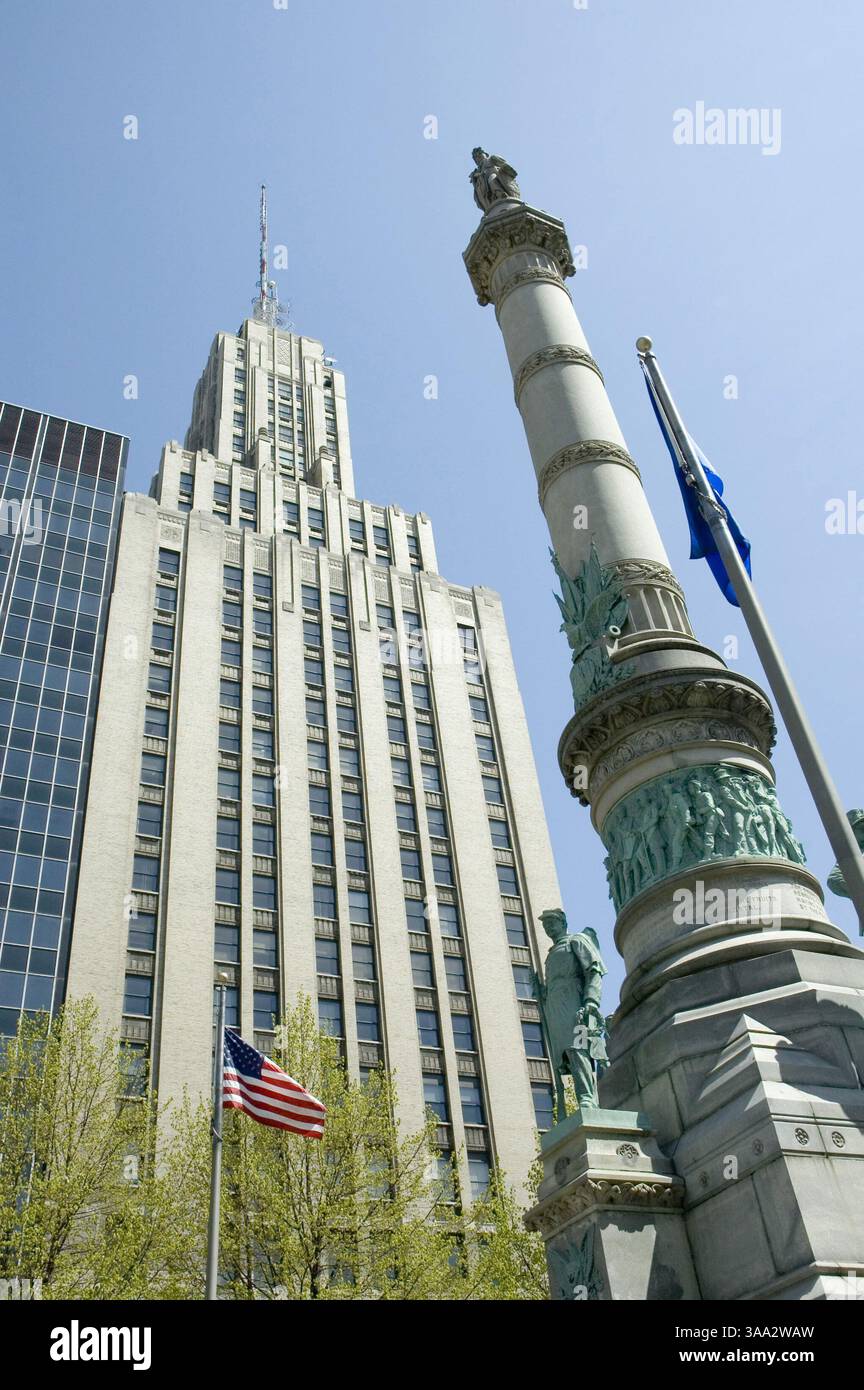 Jul 16, 2006; Buffalo, NY, USA; The Soldiers & Sailors Monument set ...