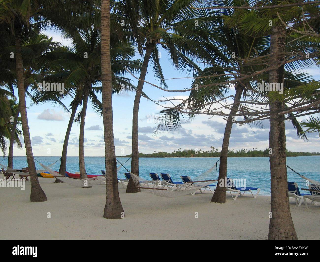 May 06, 2005; Aitutaki, Cook Islands; The island of Aitutaki is a 45 ...