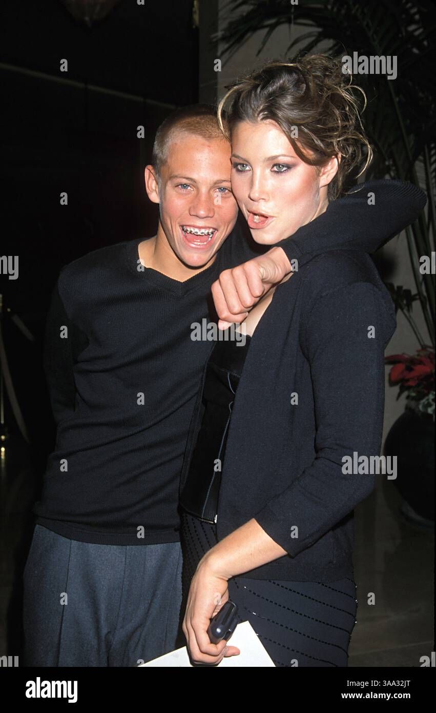 Jessica biel and brother justin biel hi-res stock photography and ...