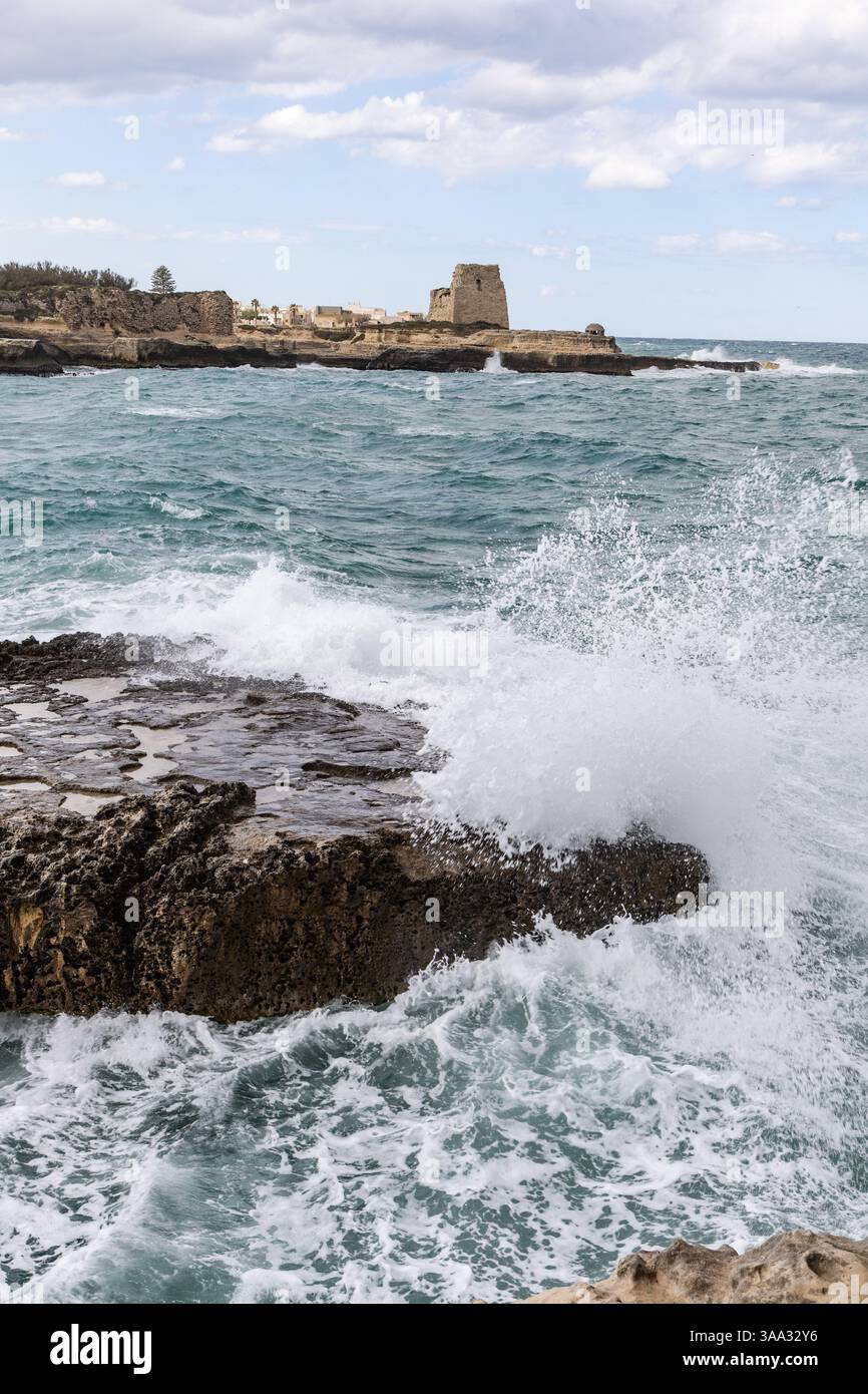 The Poetry Cave (Grotta della Poesia) in Puglia, Italy, is a ...