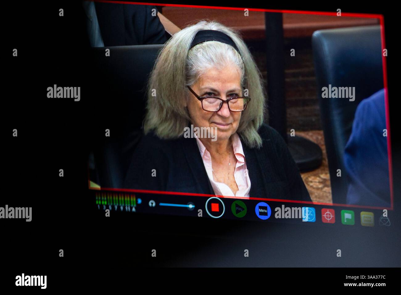 Linda Stermer listens to opening statements during her retrial at Van ...