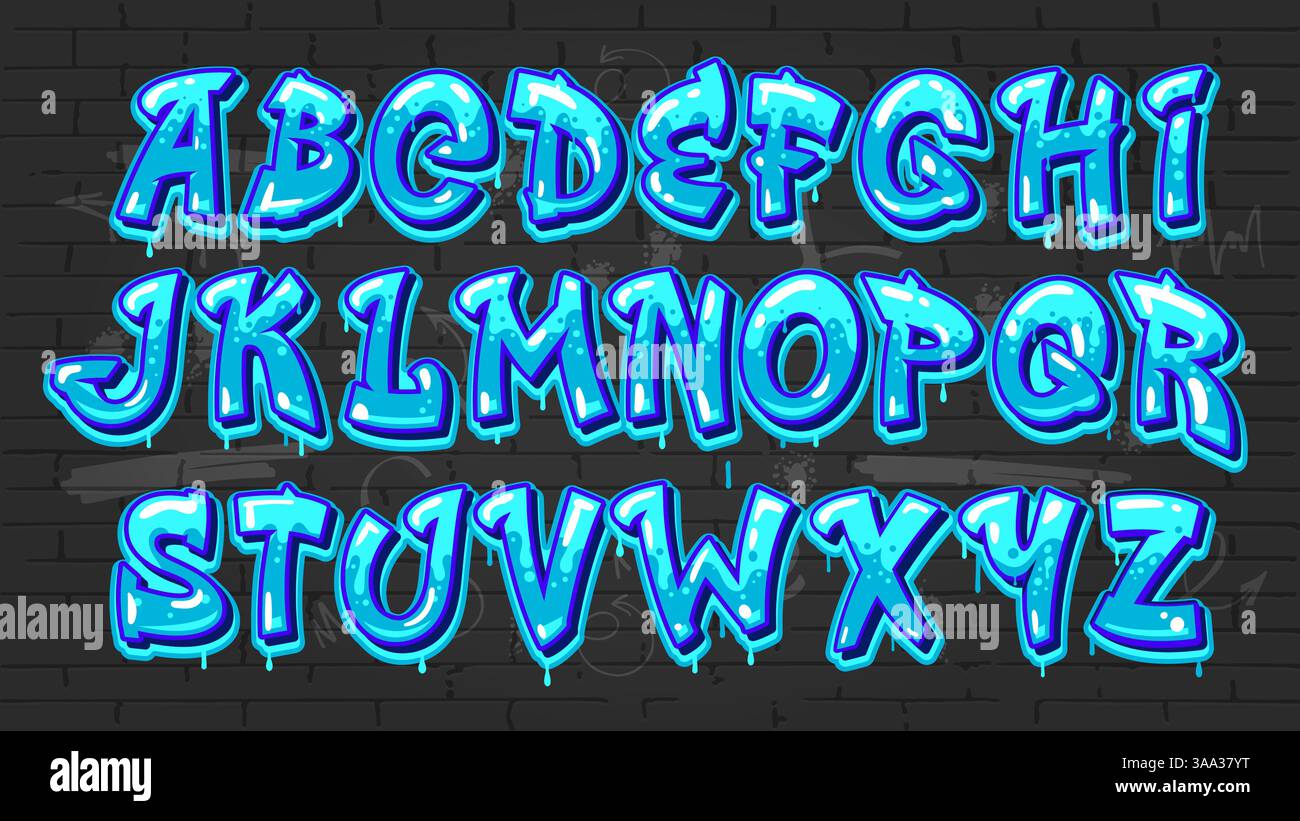 blue-ink-graffiti-font-hip-hop-grunge-type-street-art-typeface