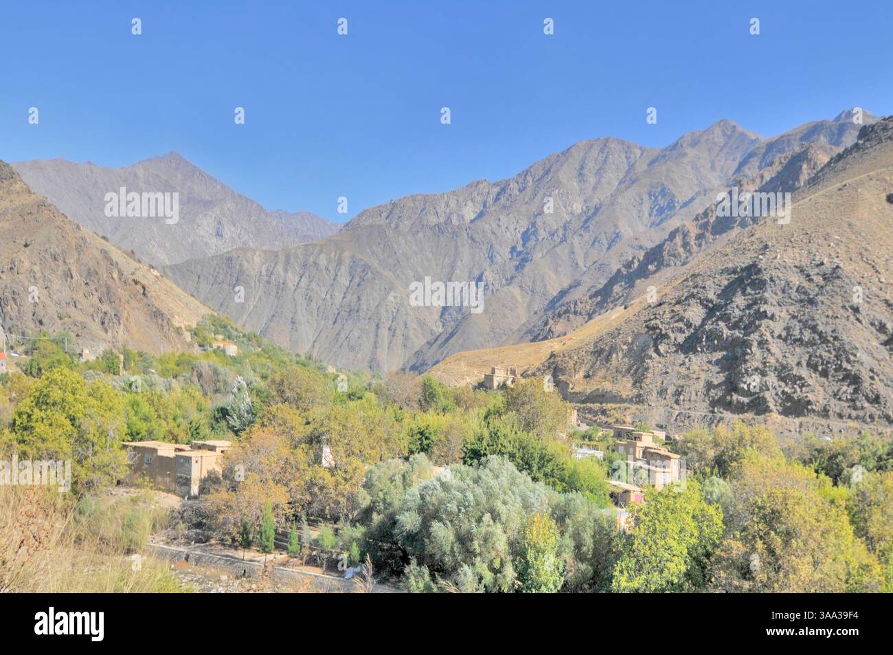 Panjshir Valley in northeastern Afghanistan near the Hindu Kush ...