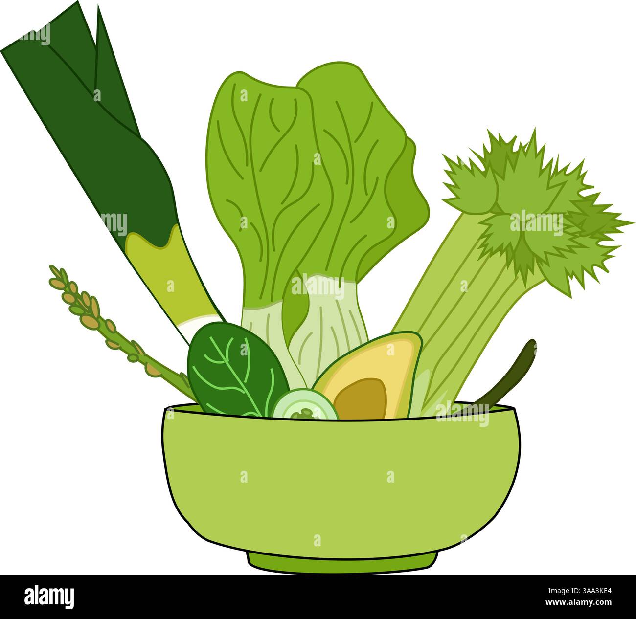 Bock choy Stock Vector Images - Alamy