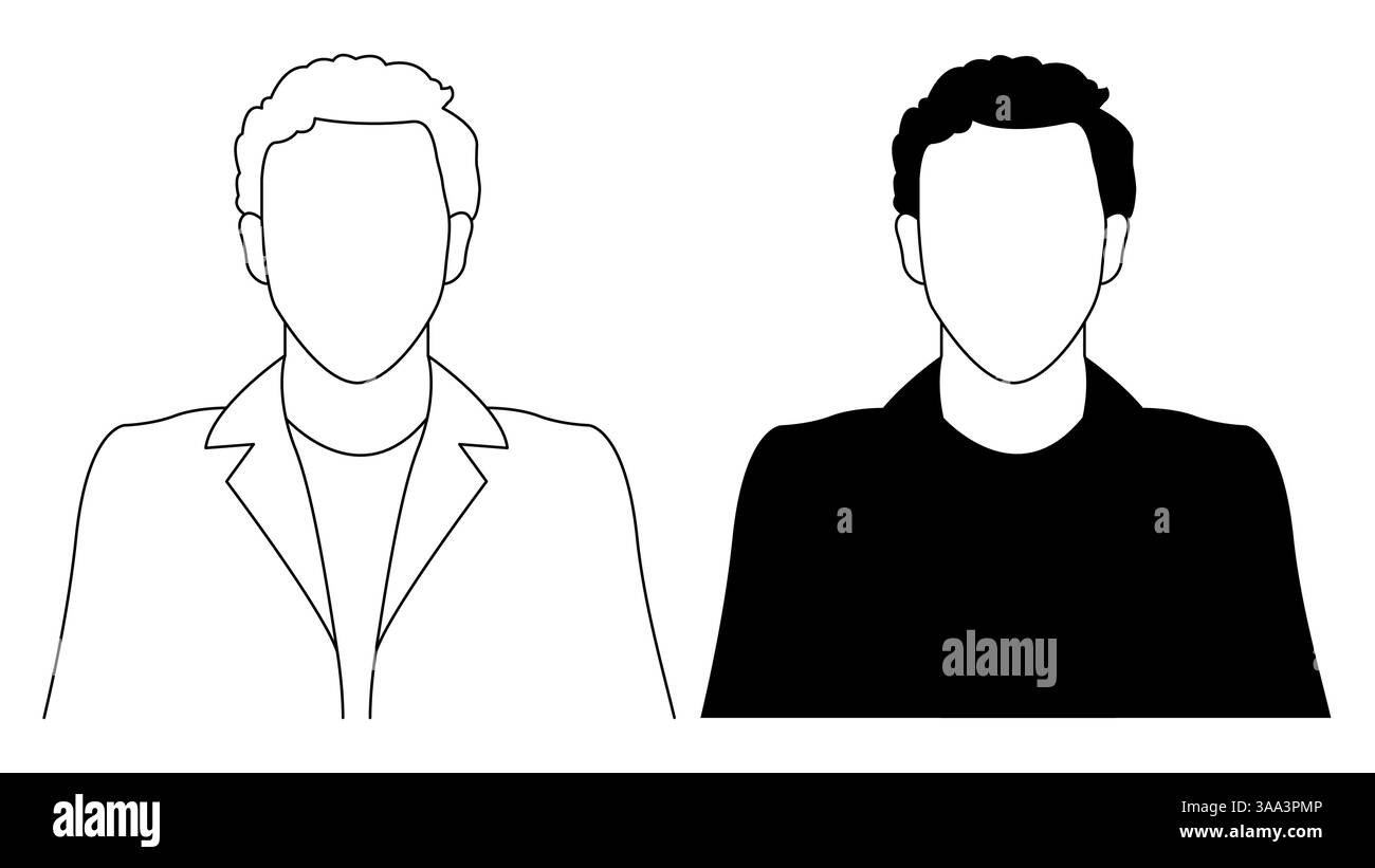 Anonymous black male in Cut Out Stock Images & Pictures - Alamy