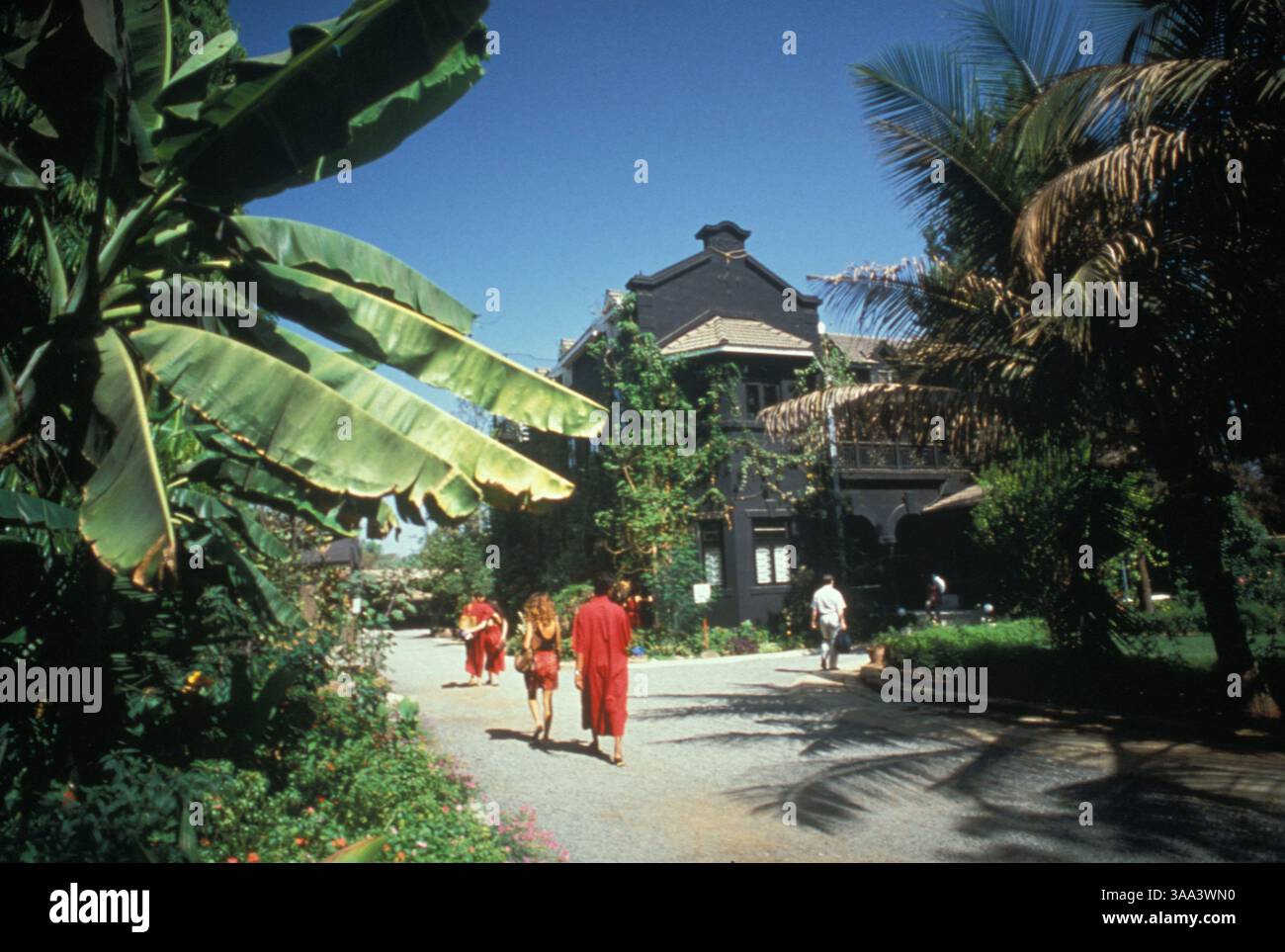 Feb 16, 1990; Pune, India; Meera building, Osho International Academy ...