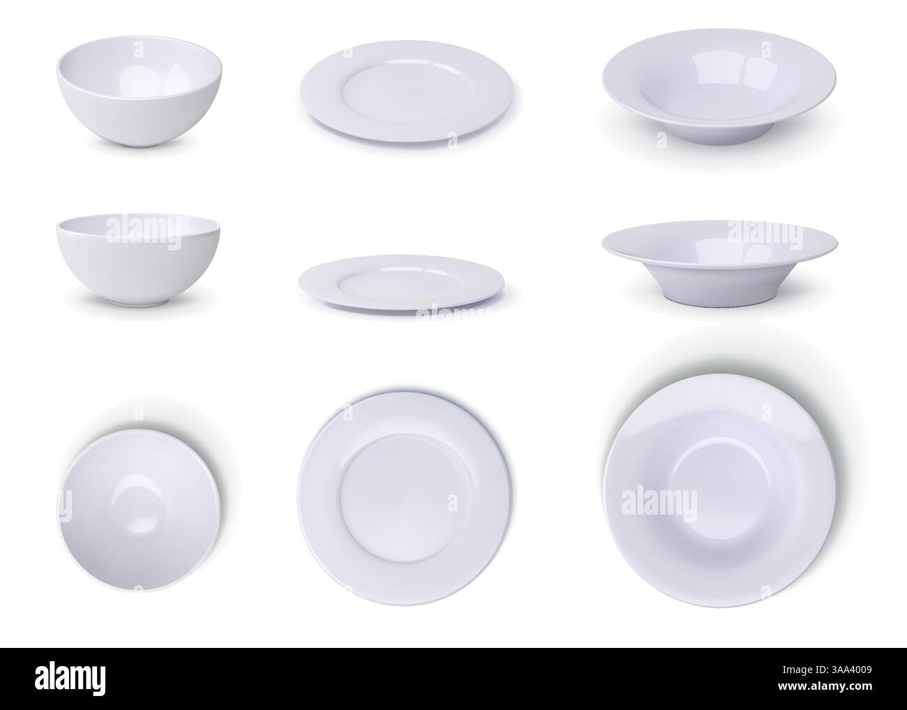 Above view cafe empty Stock Vector Images - Alamy