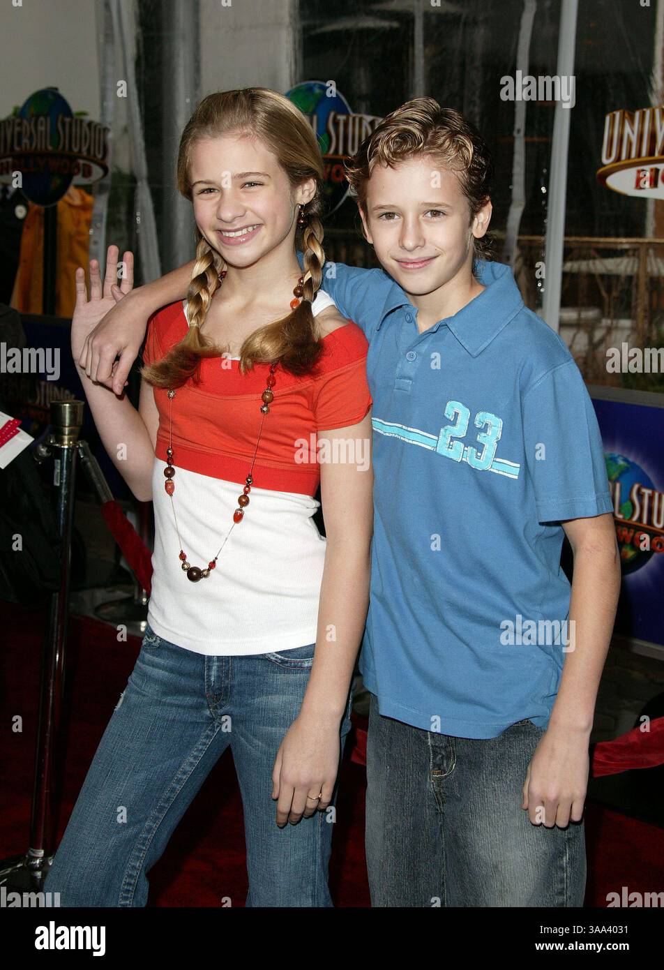 Jan 14, 2006; Universal City, CA, USA; Actors JENNA and CAYDEN BOYD at ...