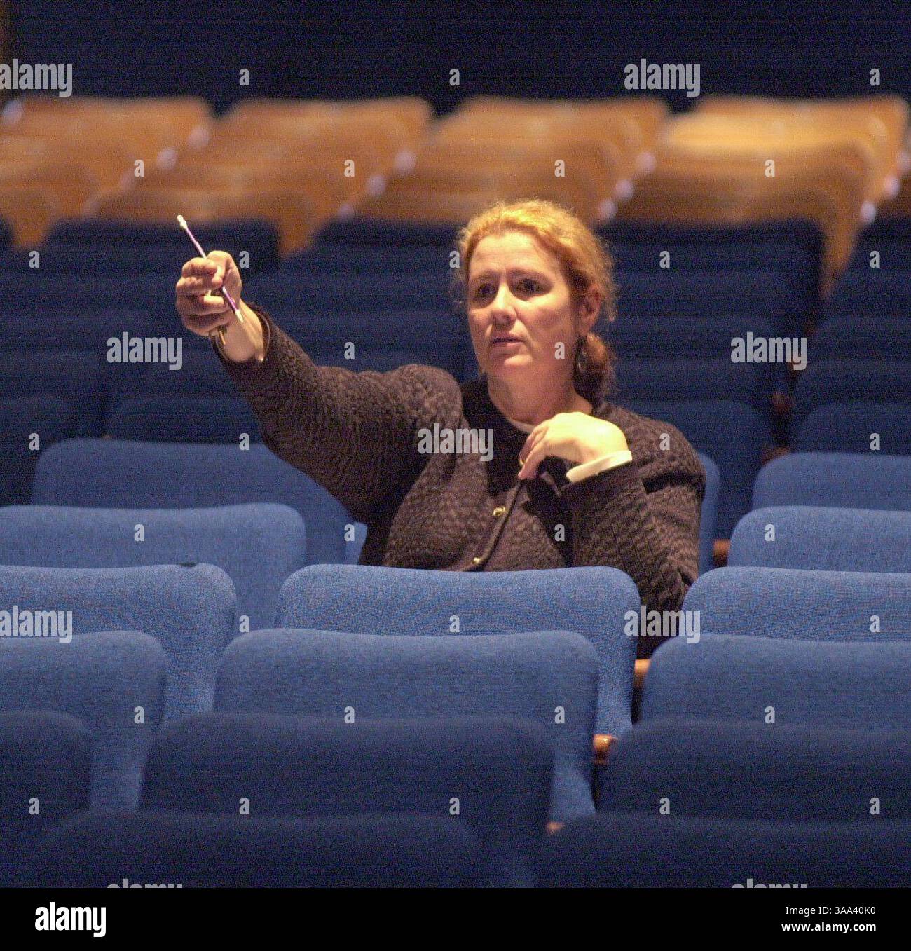 -- November 15, 2001, Sacramento, Calif.-- Miki Sanders, directs ...