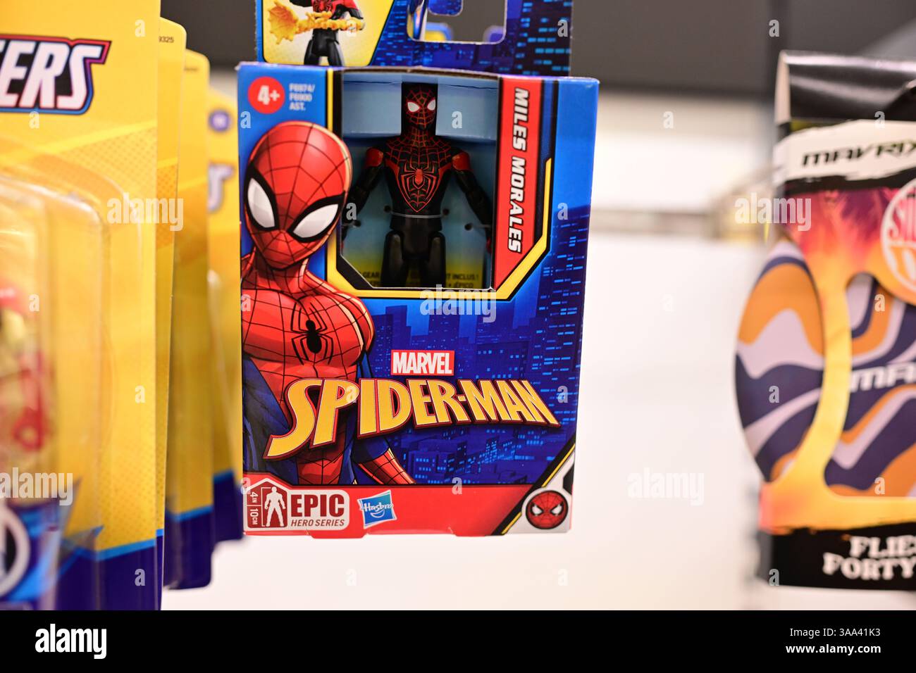 Hässleholm, Skåne, Sweden. March 27 2025. Inside City Gross grocery ...