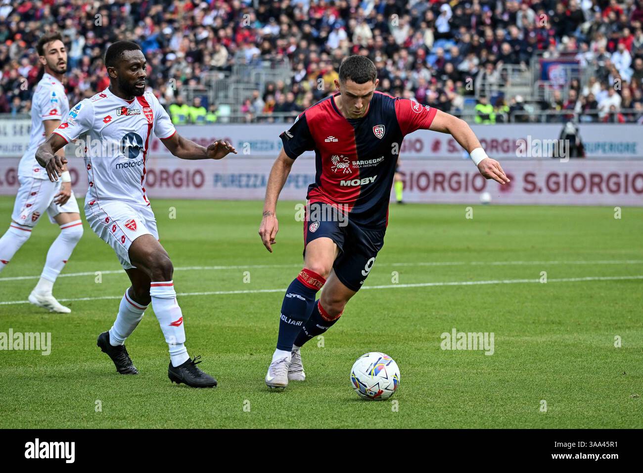 Cagliari, Italy. 30 Mar, 2025. Roberto Piccoli, during Cagliari Calcio ...