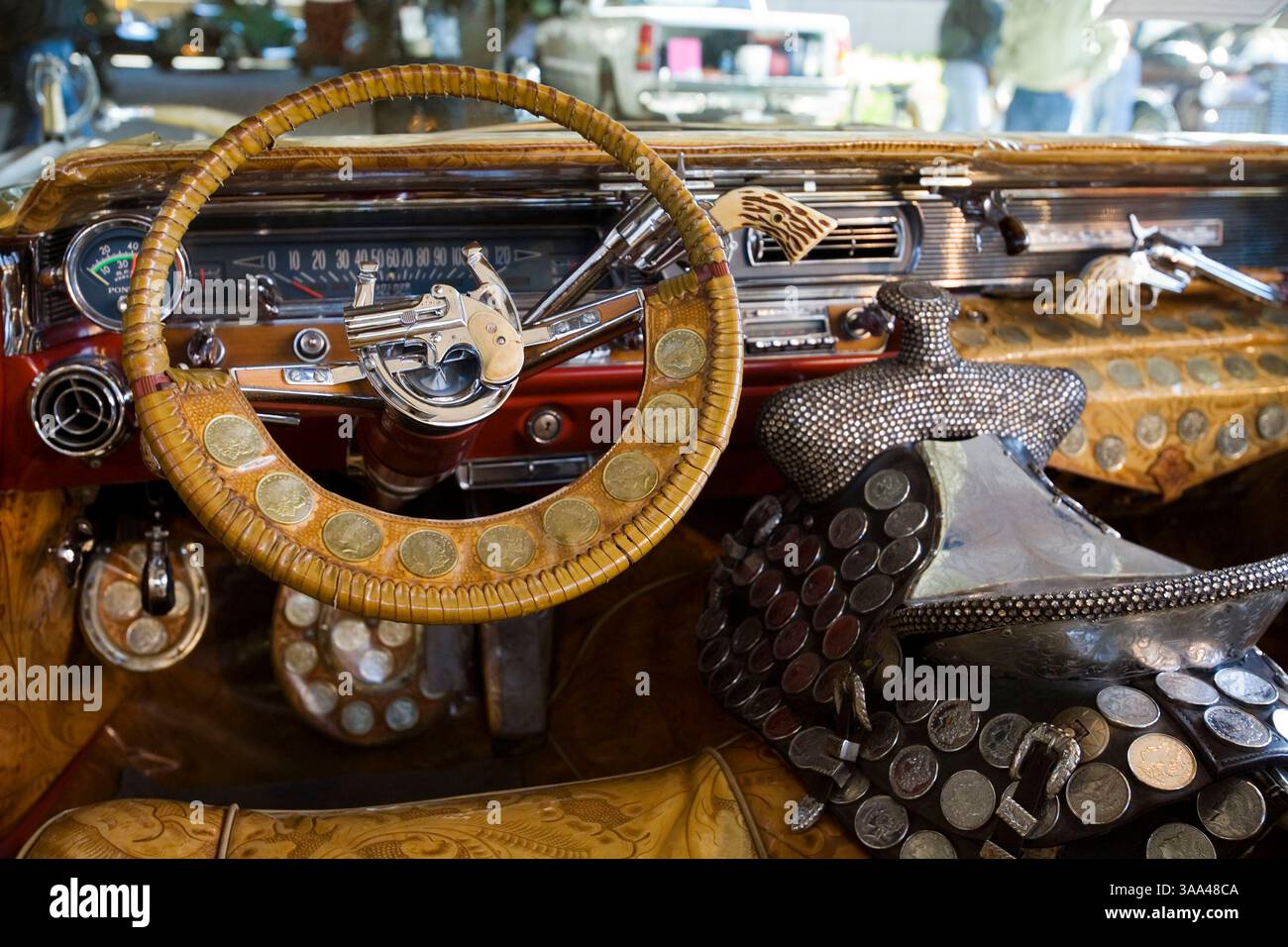 Jan 20, 2006; Phoenix, AZ, USA; The interior of the 1964 Pontiac ...