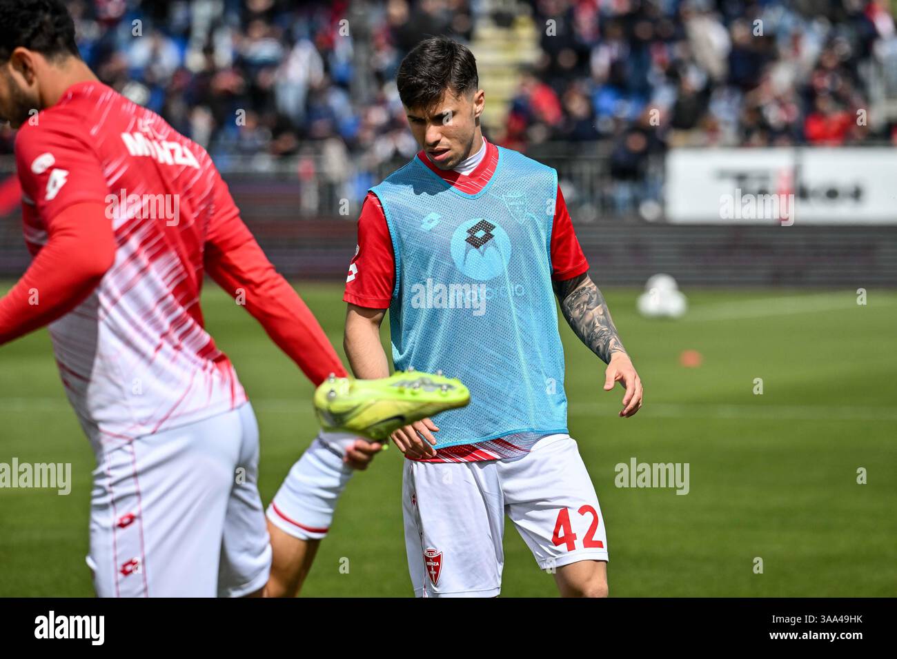Cagliari, Italy. 30 Mar, 2025. Alessandro Bianco, during Cagliari ...