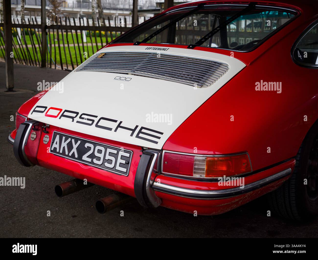 Porsche 912 in the paddock at the 82 Members Meeting testing, Goodwood ...
