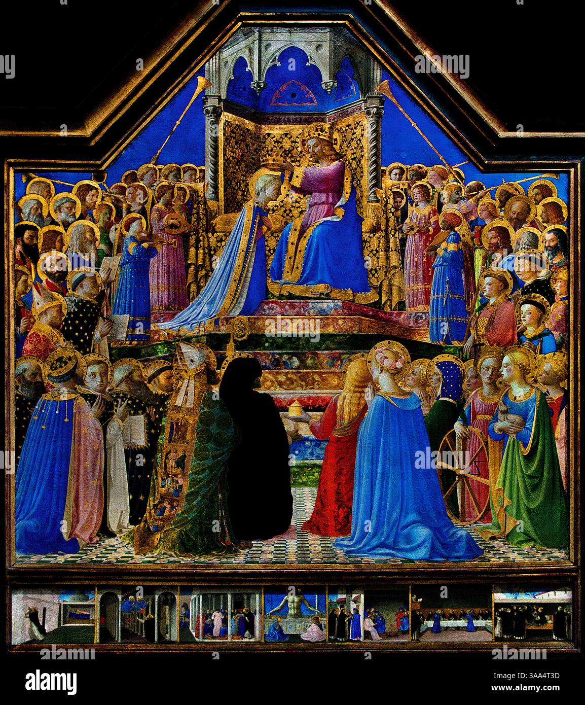 The Coronation of the Virgin - Le Couronnement de la Vierge, 1430, FRA ANGELICO, Guido di Pietro ...