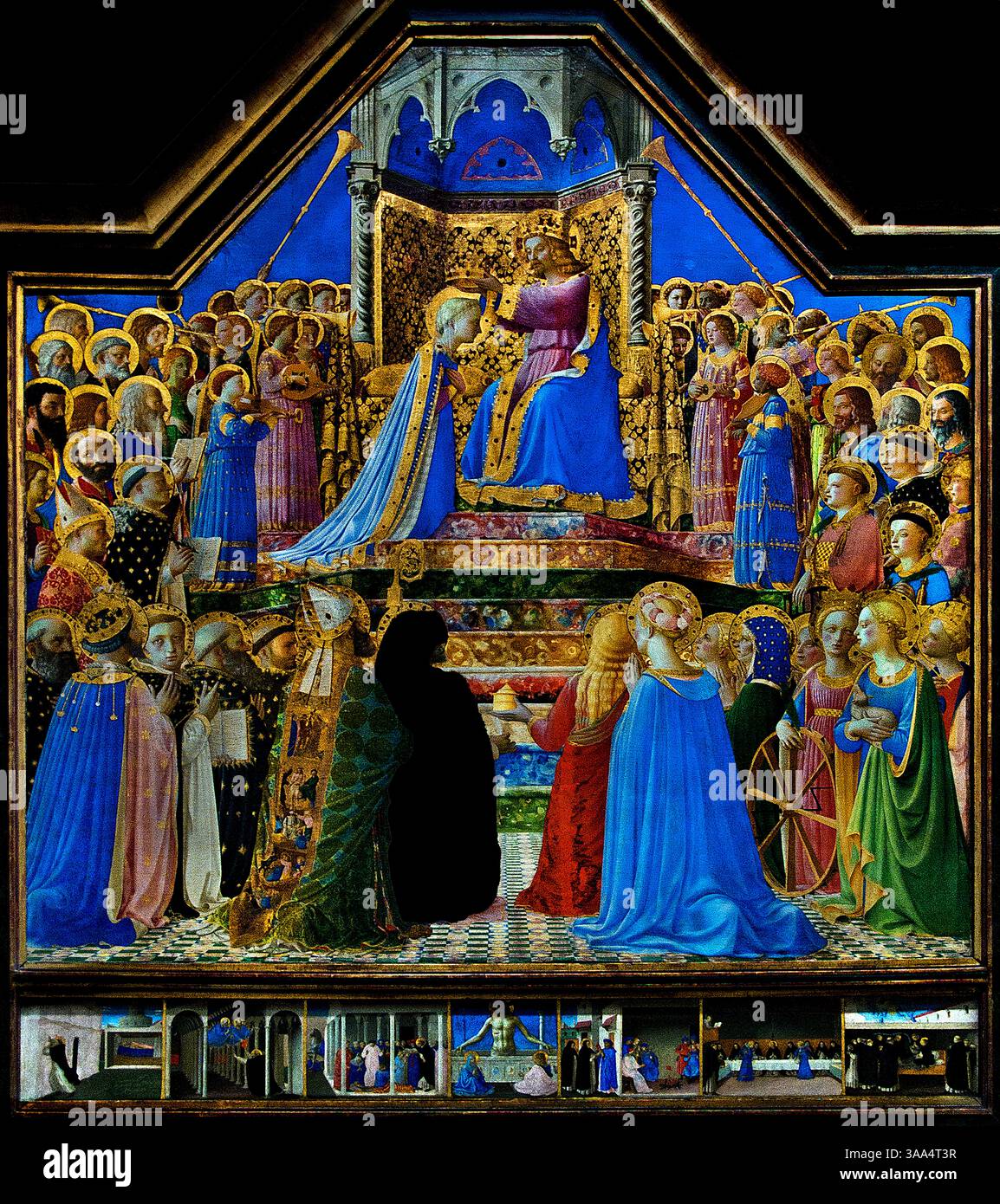 The Coronation of the Virgin - Le Couronnement de la Vierge, 1430, FRA ...