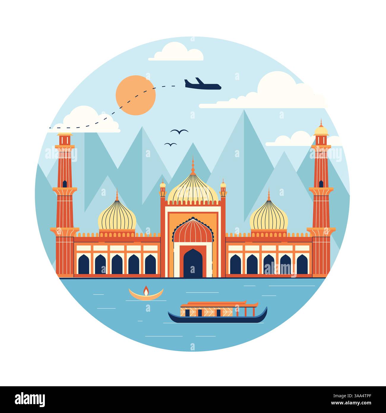 Mosque airplane Cut Out Stock Images & Pictures - Alamy