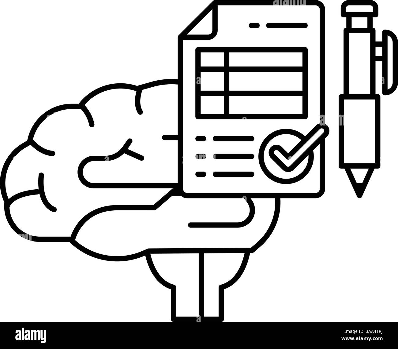 Making a list Black and White Stock Photos & Images - Alamy