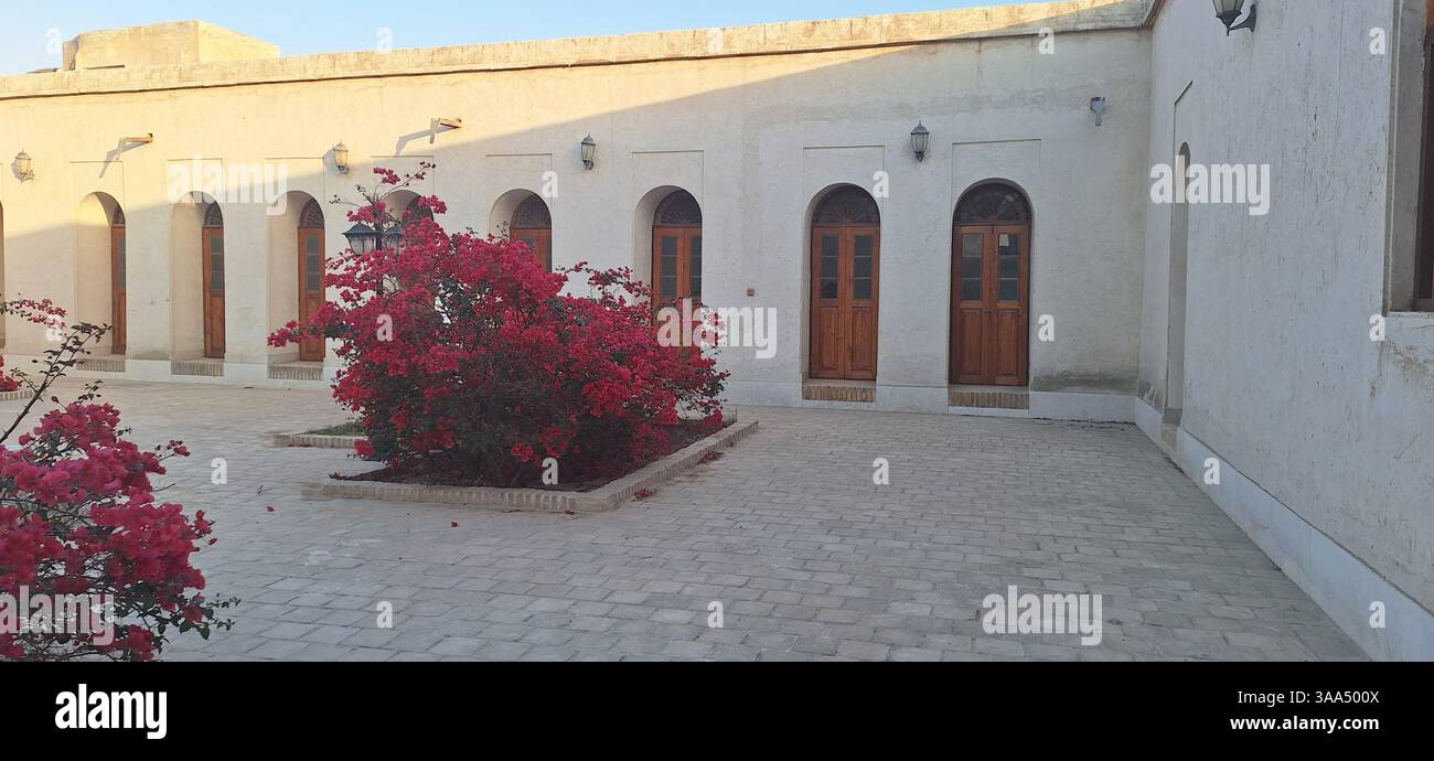 Option 1 (Descriptive): Kalat Ahram Castle, a well-preserved example of ...