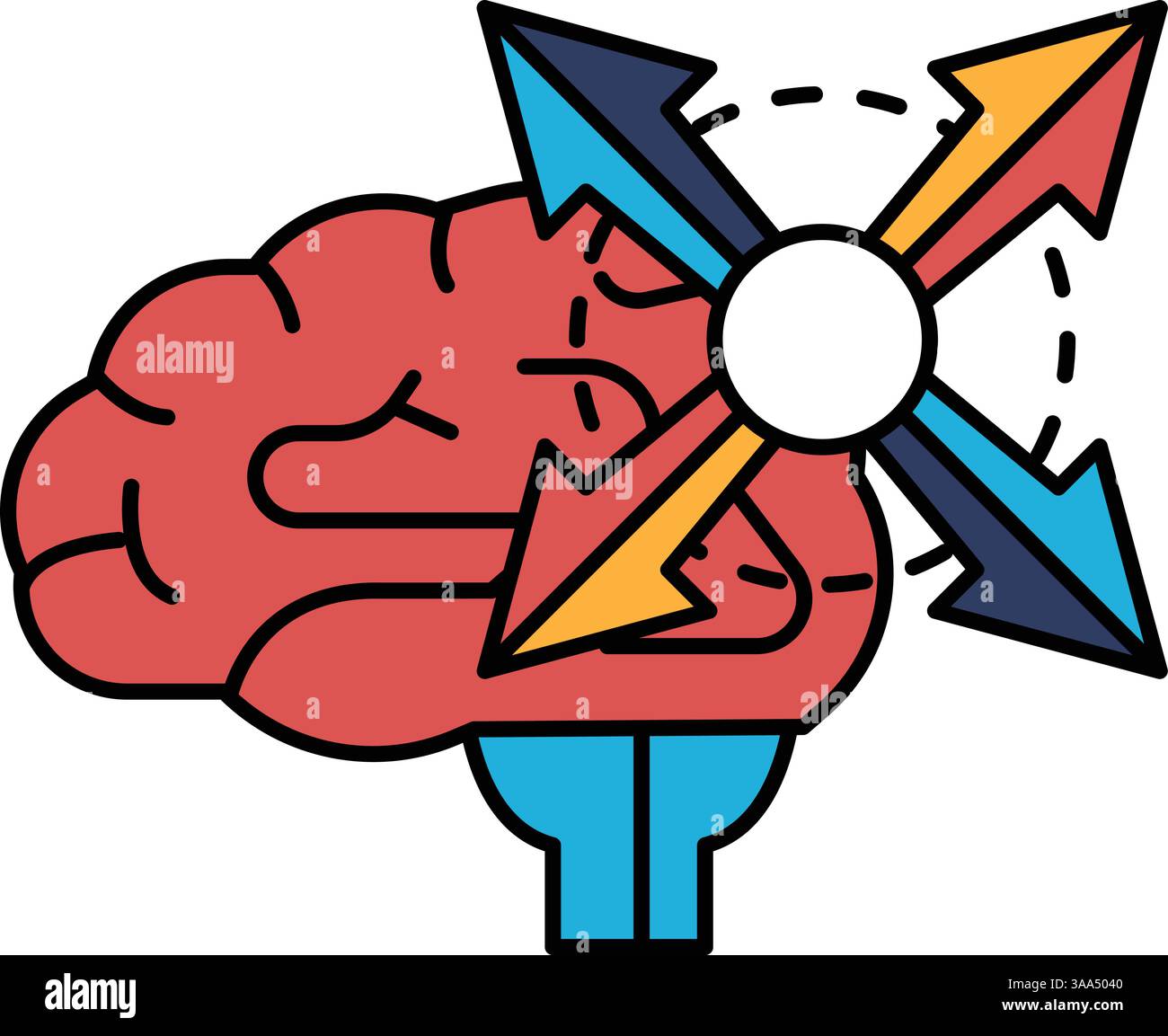Multiple intelligence human brain Stock Vector Images - Alamy