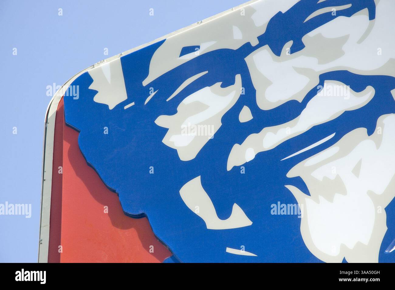 Jan 06, 2005; Miami, FL, USA; Section of a Colonel Sanders Kentucky ...