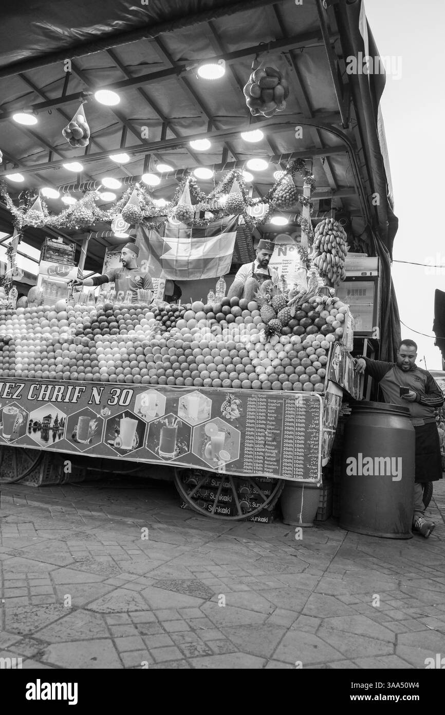 02 Jan 2025 - A street scene in the market/Souks of Marrakech, Morocco ...