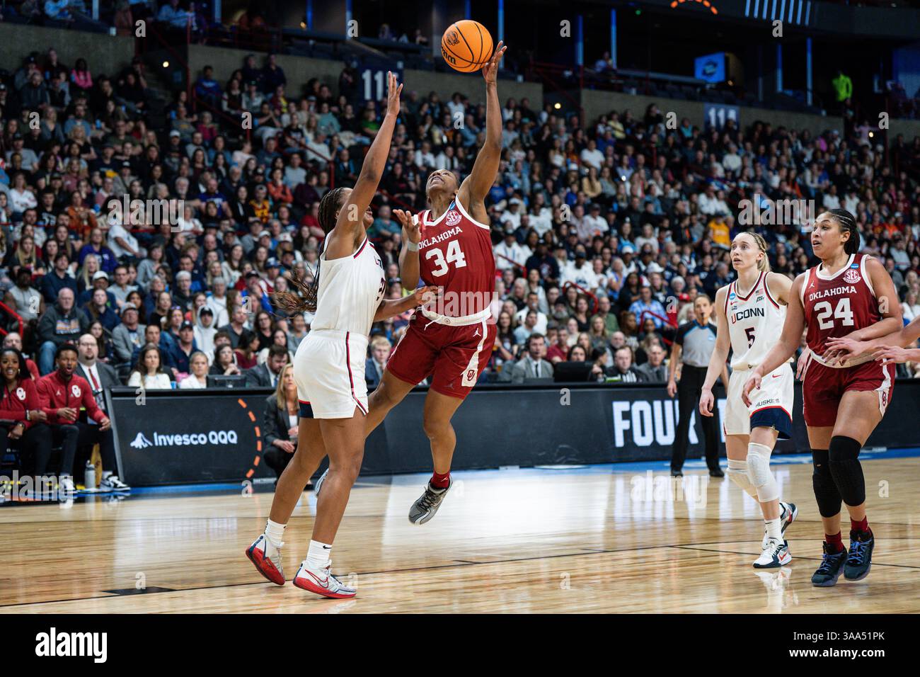 during the NCAA Women's Championship - Regional 4 in Spokane - Sweet 16 ...