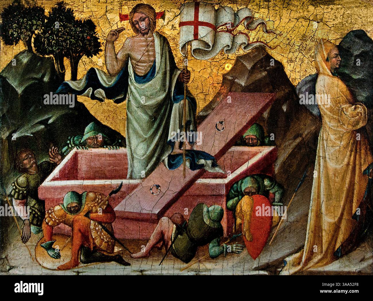 Resurrection, Christ by Bartolomeo di Tommaso, Italy, Italian, Louvre ...