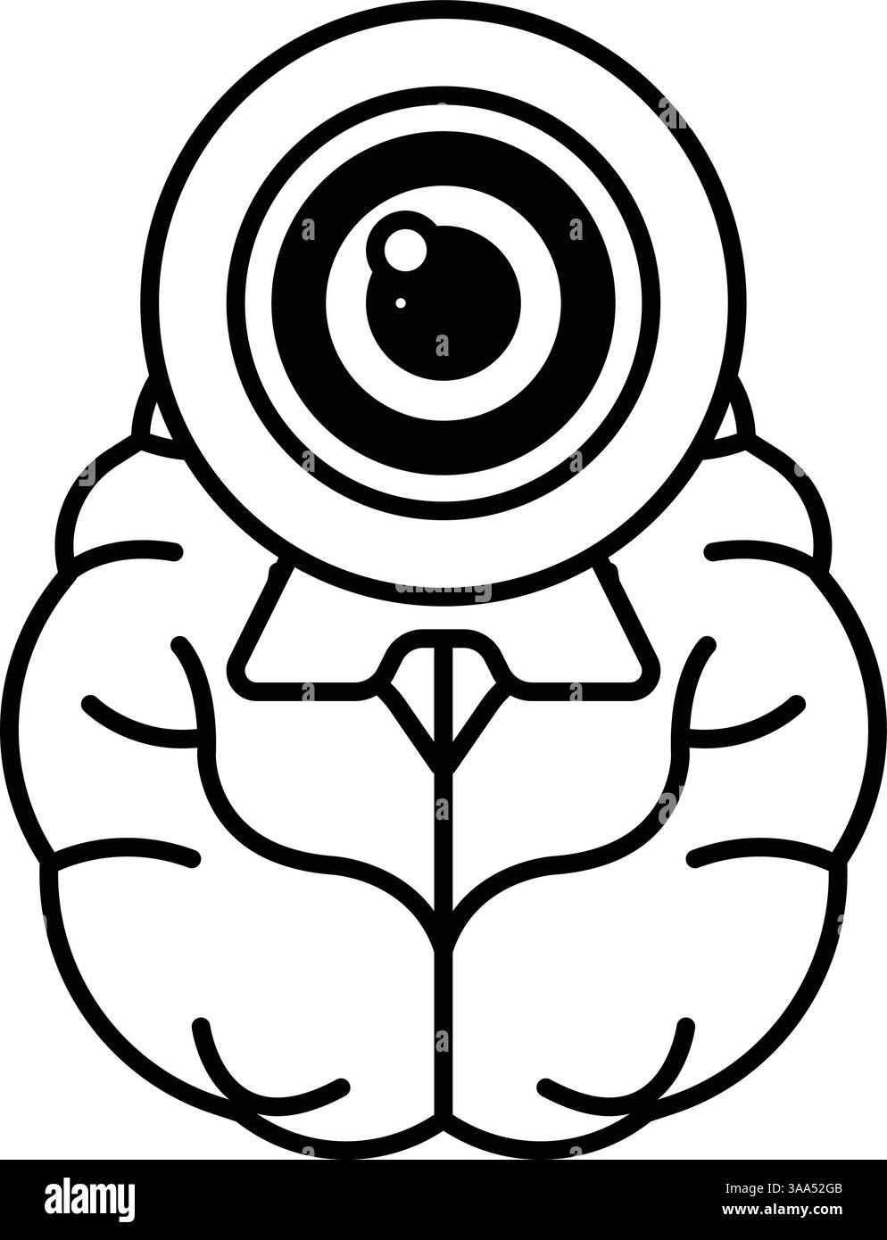 Eye in camera Stock Vector Images - Alamy