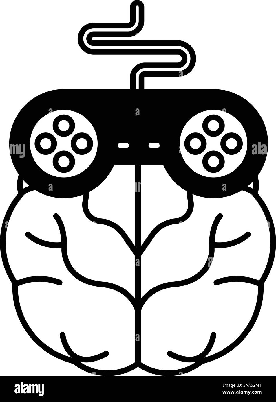 Left brain right brain computer Stock Vector Images - Alamy