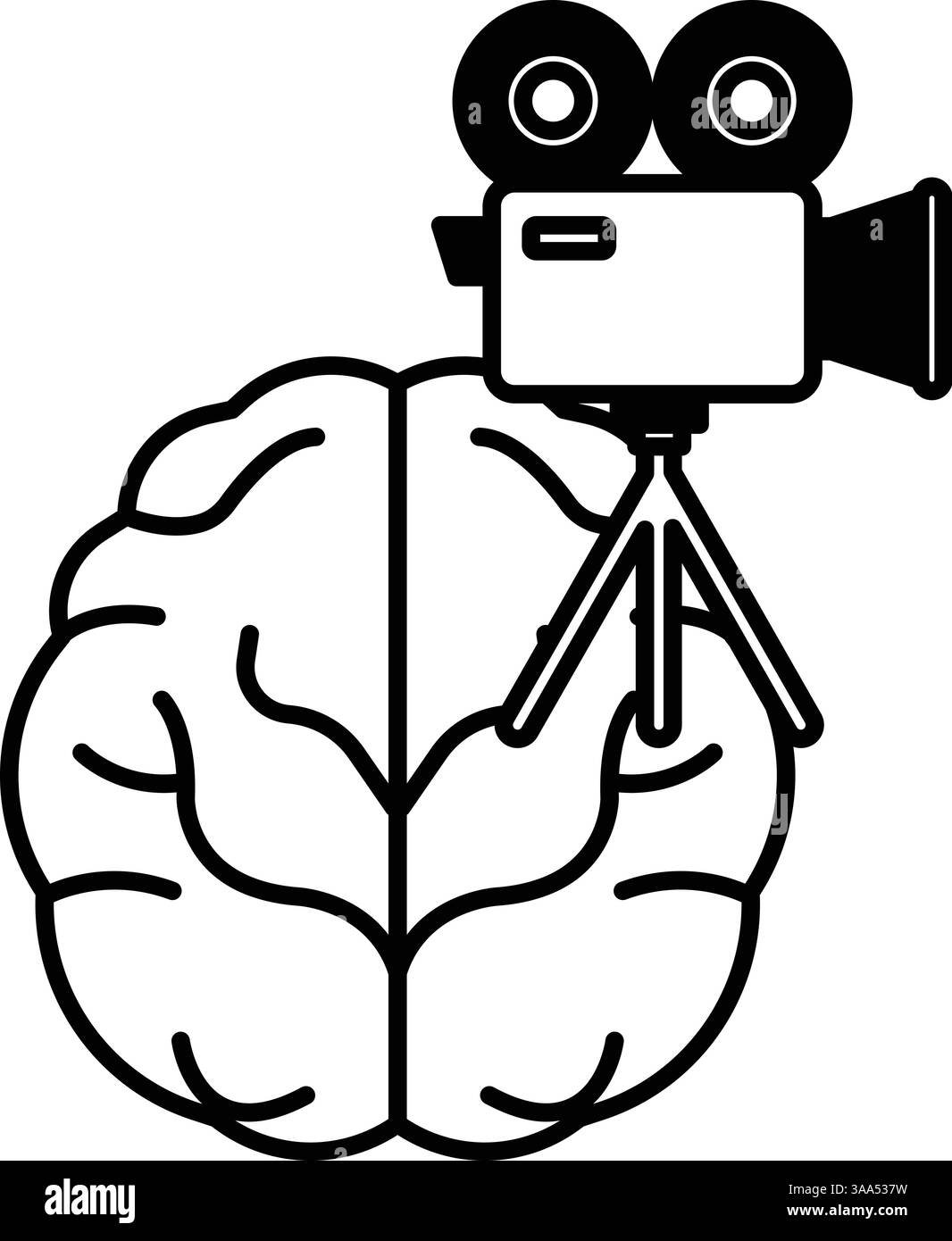 Broadcast brain Black and White Stock Photos & Images - Alamy