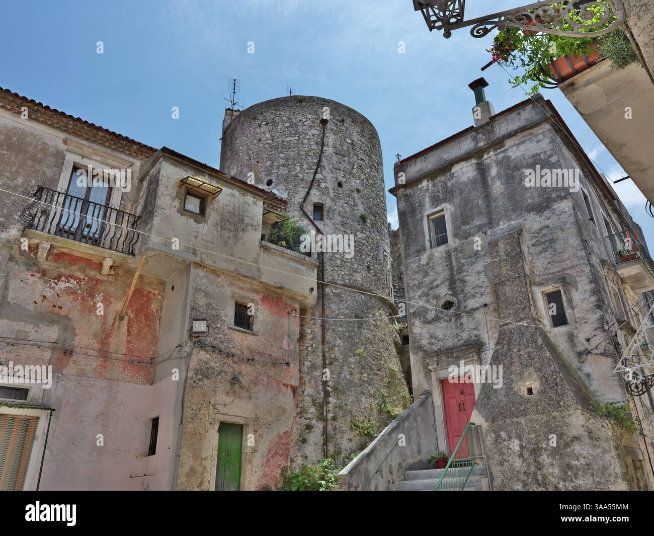 Vico del Gargano, Puglia (Apulia), Italy, typical quaint medieval ...