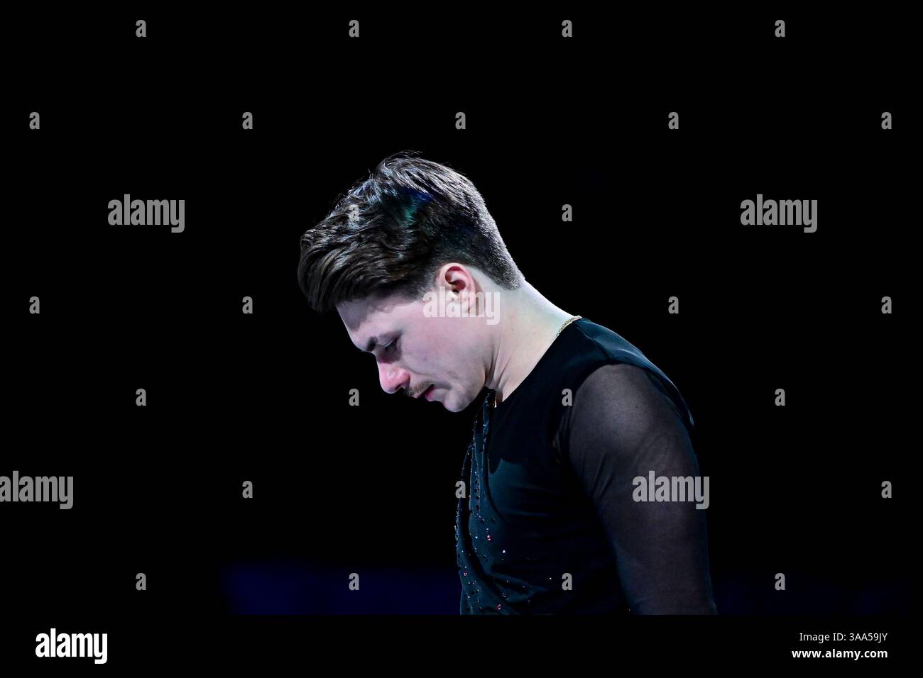 Maxim NAUMOV (USA), during Exhibition Gala, at the ISU World Figure ...