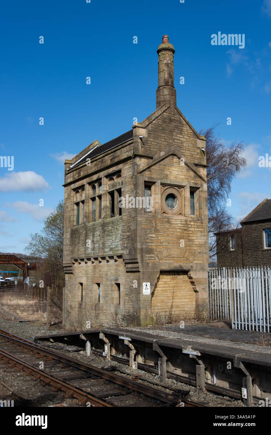 Furness Railway Signal Box in a gothic style, Carnforth Railway Station ...