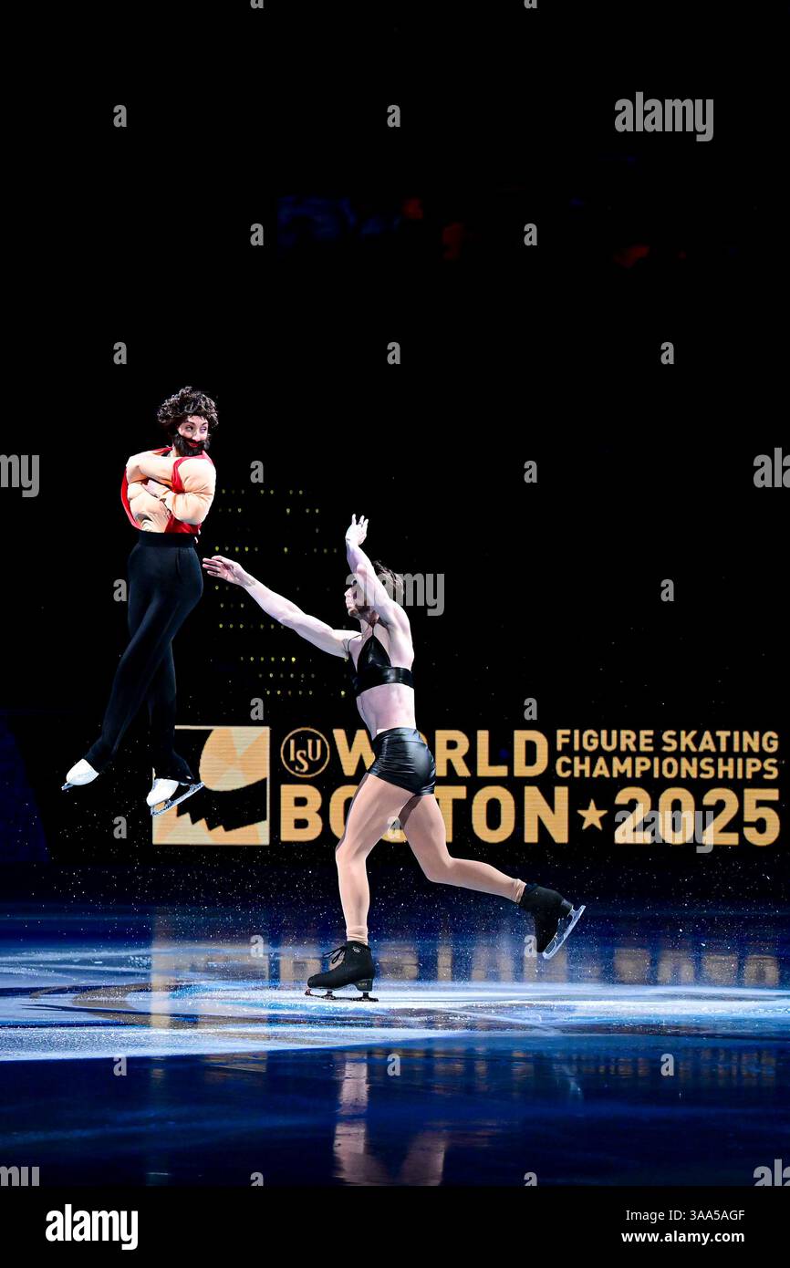 Sara CONTI & Niccolo MACII (ITA), during Exhibition Gala, at the ISU ...